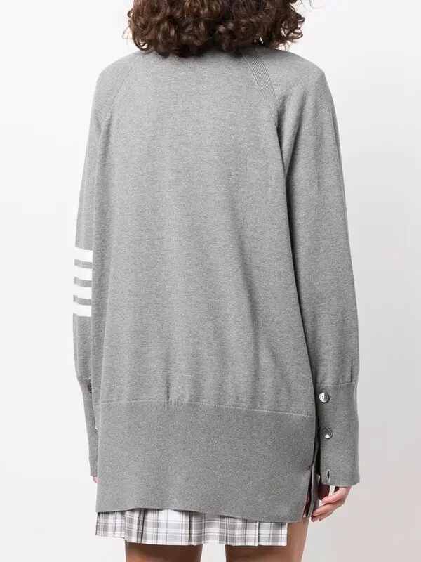 Thom Browne 4-bar Knitted Cardigan