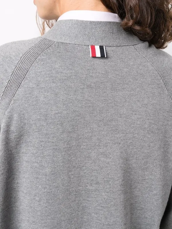 Thom Browne 4-bar Knitted Cardigan