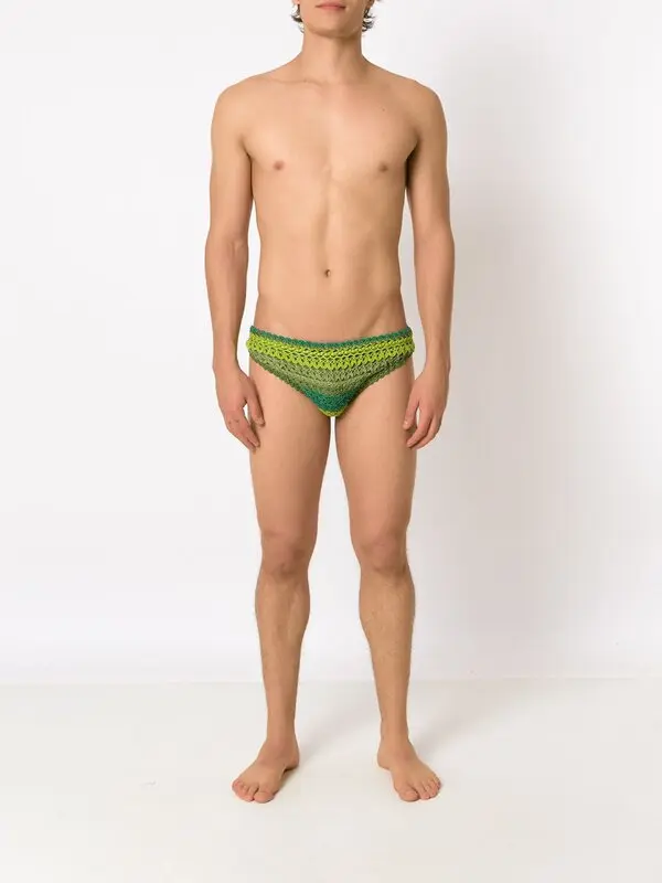 AMIR SLAMA Crochet Swim Briefs