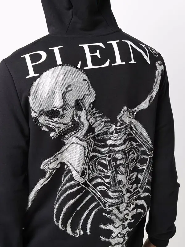 Philipp Plein Skeleton-print Pullover Hoodie