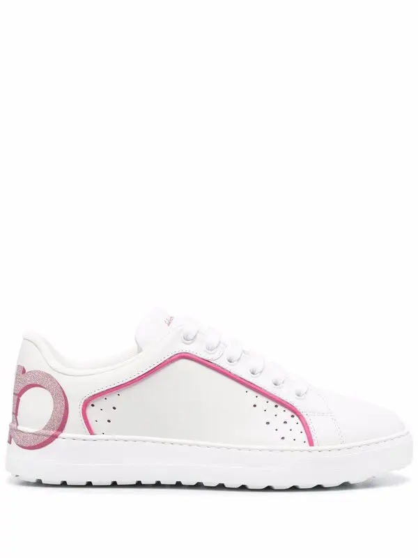 FERRAGAMO Manhattan Gancini-print Sneakers