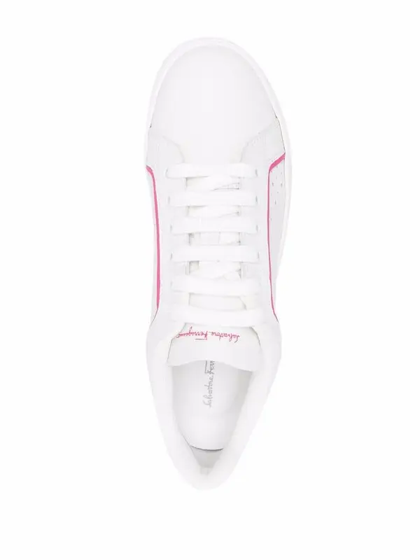 FERRAGAMO Manhattan Gancini-print Sneakers