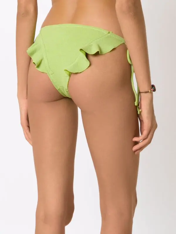 CLUBE BOSSA Ruffle-trimmed Bikini Bottom