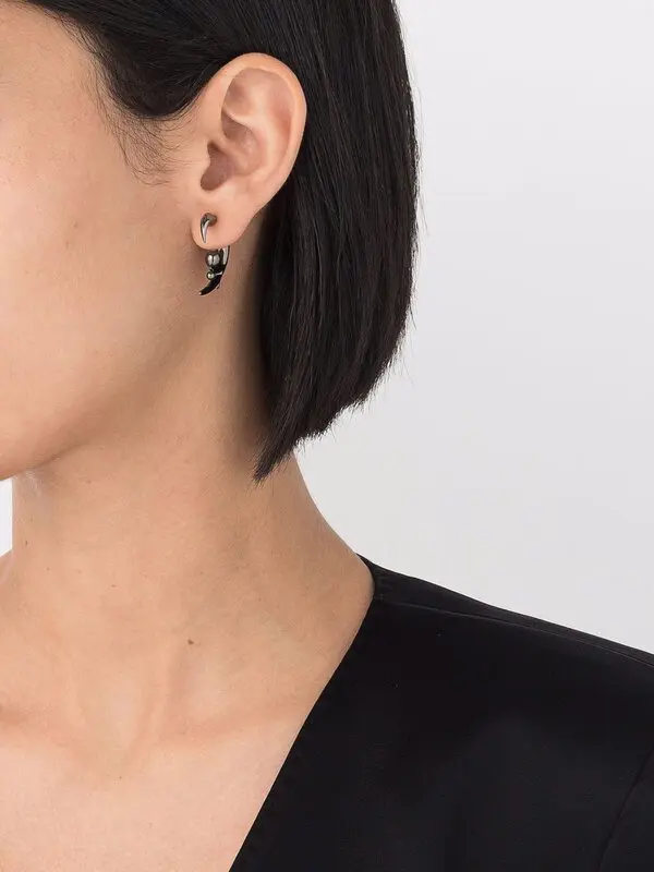 SHAUN LEANE Hook Pearl Earrings