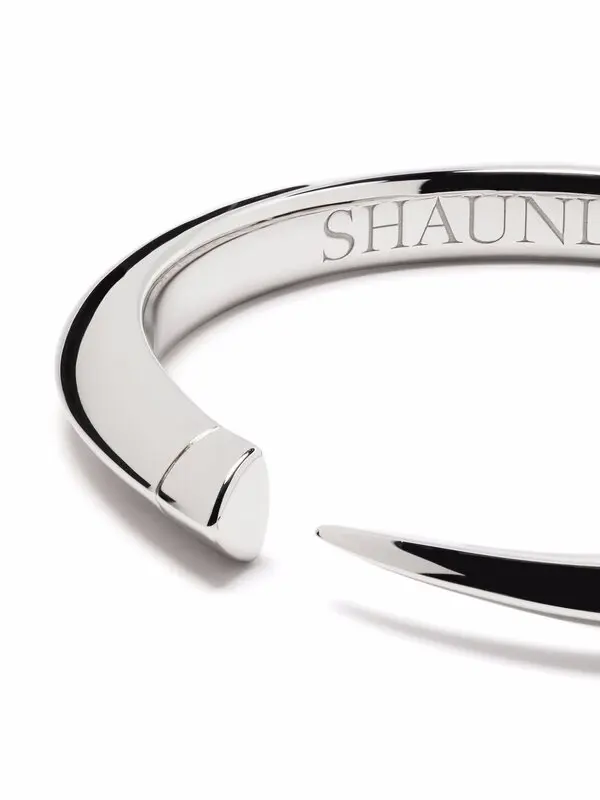 SHAUN LEANE Tusk Open Bangle - Silver