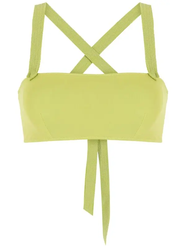 CLUBE BOSSA Casall Crossover Bikini Top - Green