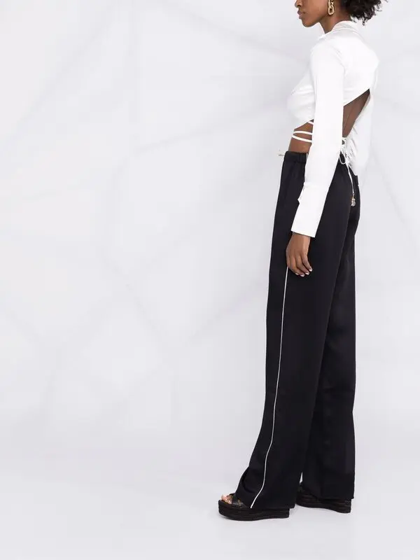 Patrizia Pepe Cropped Wraparound Shirt
