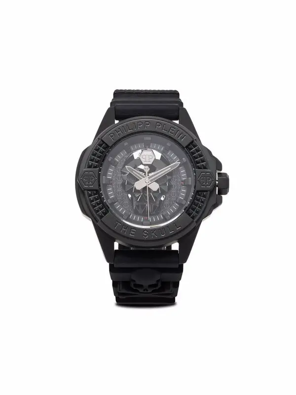 Philipp Plein The $kull 44mm Strap Watch - Black