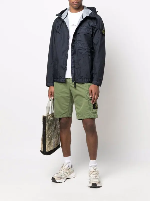 Stone Island Patch Pocket Bermuda Shorts