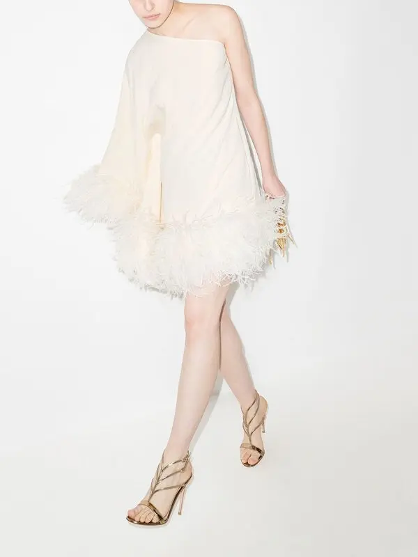 TALLER MARMO Piccolo Ubud Mini Dress - Neutrals