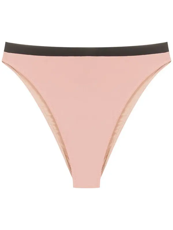 CLUBE BOSSA Arko Contrast-trim Bikini Bottom - Pink