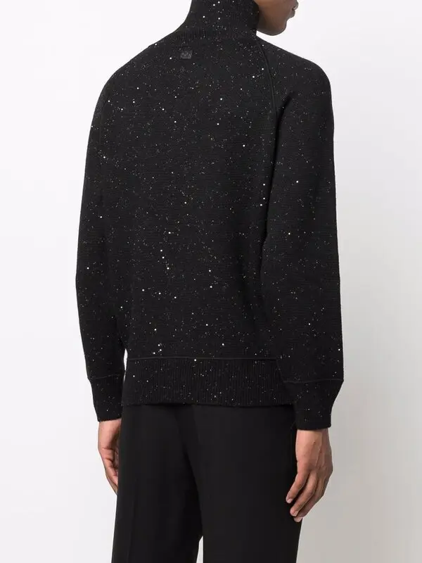 FERRAGAMO Speckle-knit Roll Neck Jumper