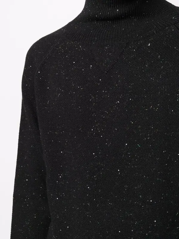 FERRAGAMO Speckle-knit Roll Neck Jumper