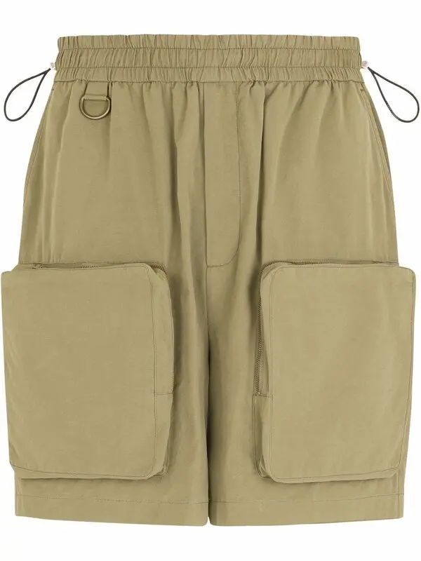 Dolce & Gabbana Cargo Drawstring Shorts - Green