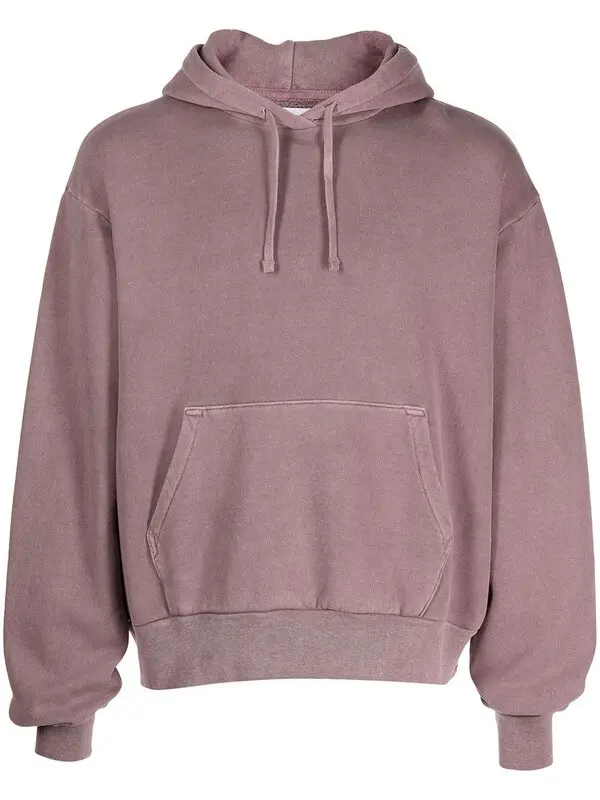 John Elliott Cotton Long-sleeved Hoodie - Red