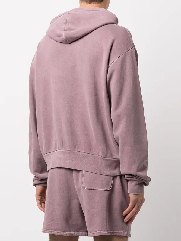 John Elliott Cotton Long-sleeved Hoodie - Red