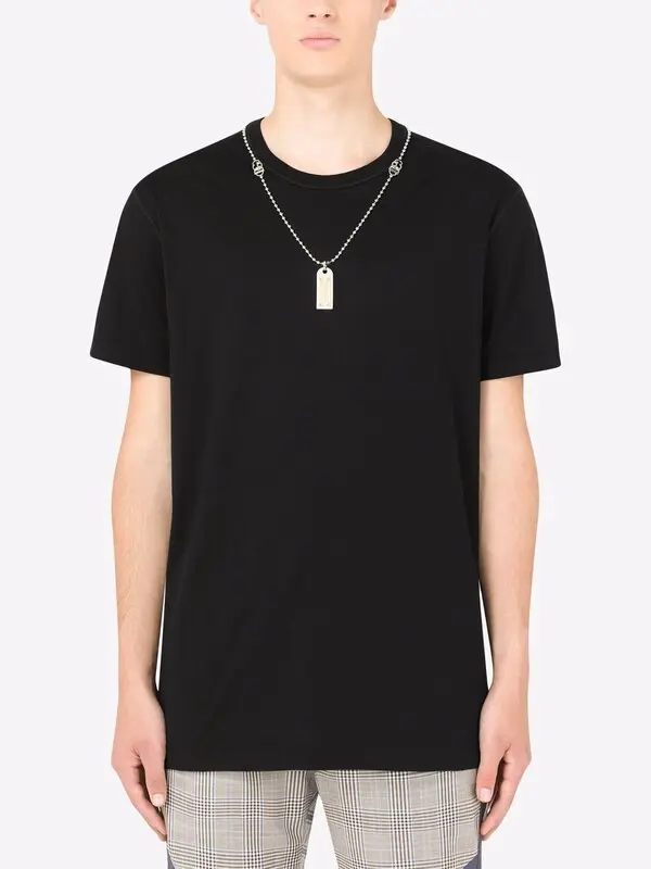 Dolce & Gabbana Logo Dog-tag T-shirt