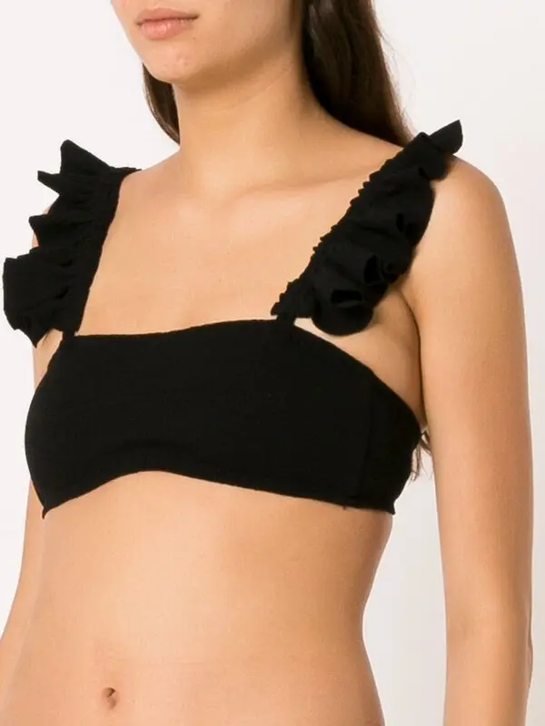 CLUBE BOSSA Zarbo Bikini Top - Black