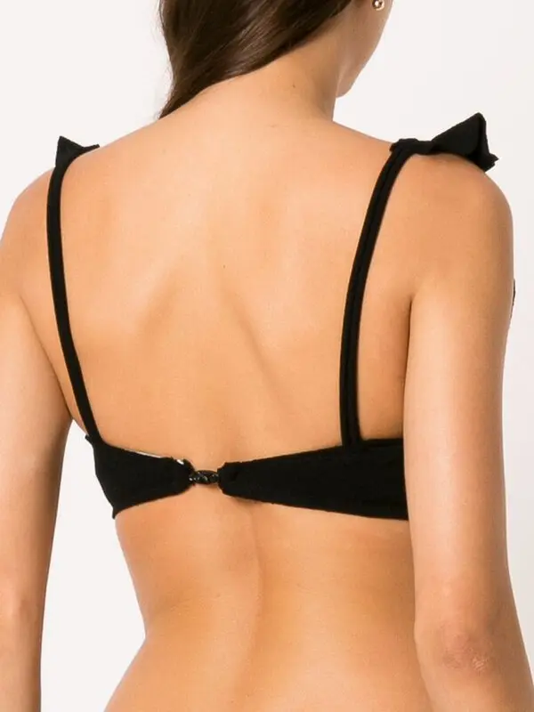 CLUBE BOSSA Zarbo Bikini Top - Black