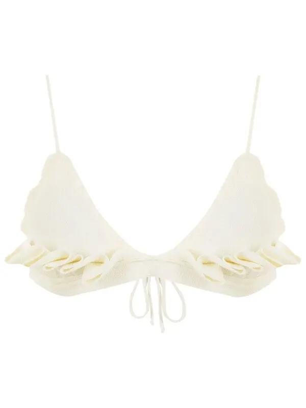 CLUBE BOSSA Winni Bikini Top - White