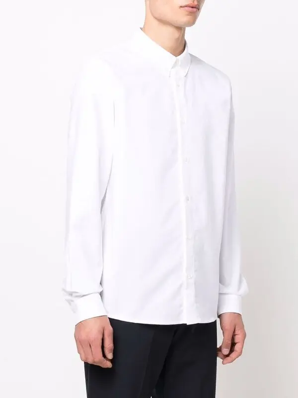 A.p.c. Button-down Organic Cotton Shirt - White