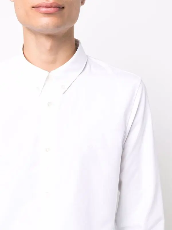 A.p.c. Button-down Organic Cotton Shirt - White