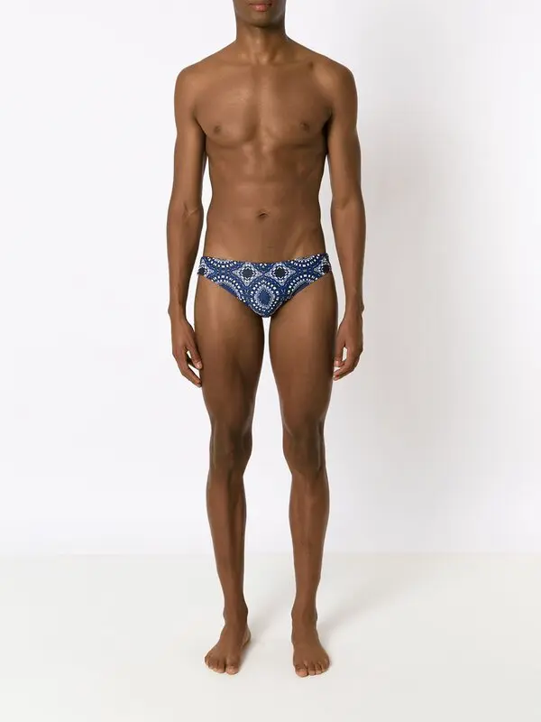 AMIR SLAMA Abstract Sunga Swimming Trunks