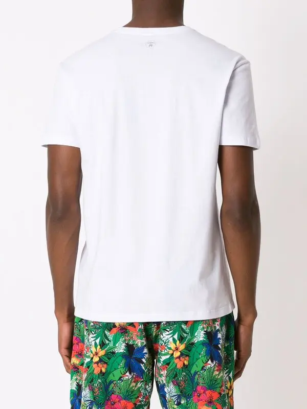 AMIR SLAMA Floral-print Crewneck T-shirt