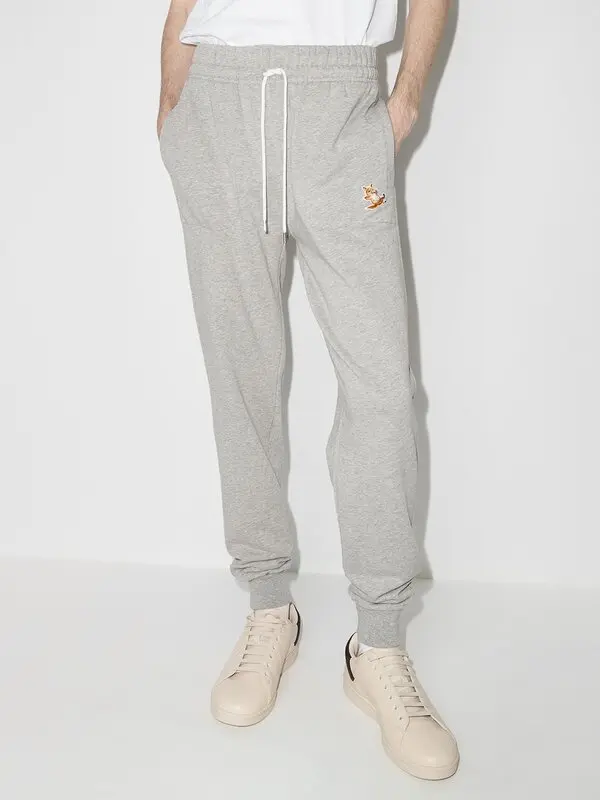 Maison Kitsuné Chillax Fox Tapered Track Pants