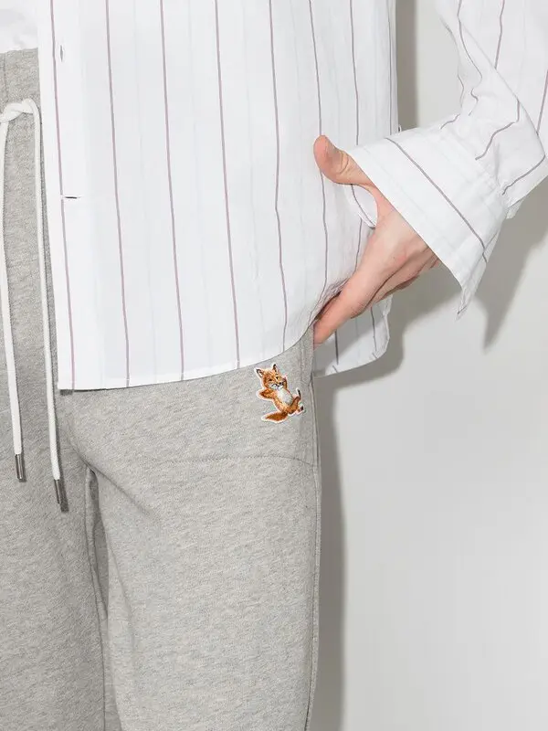 Maison Kitsuné Chillax Fox Tapered Track Pants