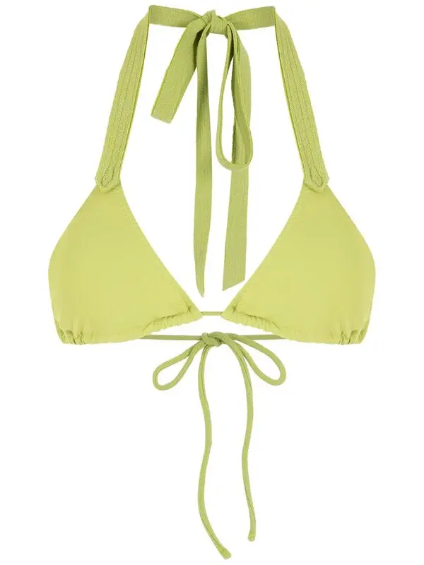 CLUBE BOSSA Ava Triangle Bikini Top - Green