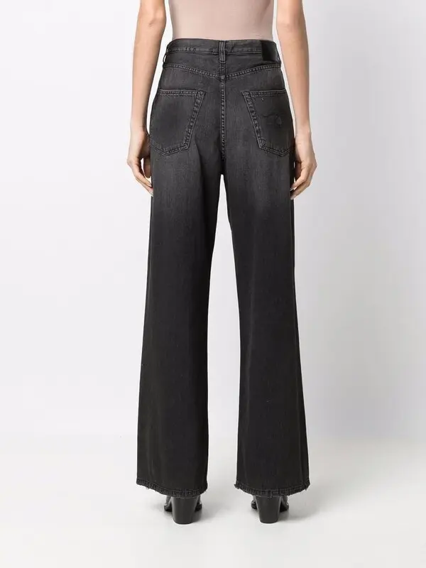 R13 Ellery Wide-leg Jeans - Grey