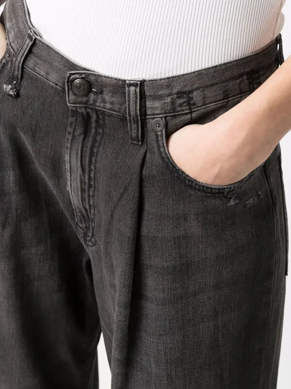 R13 Ellery Wide-leg Jeans - Grey