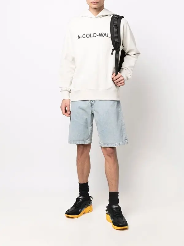 A-COLD-WALL* Logo-print Hooded Sweat Top