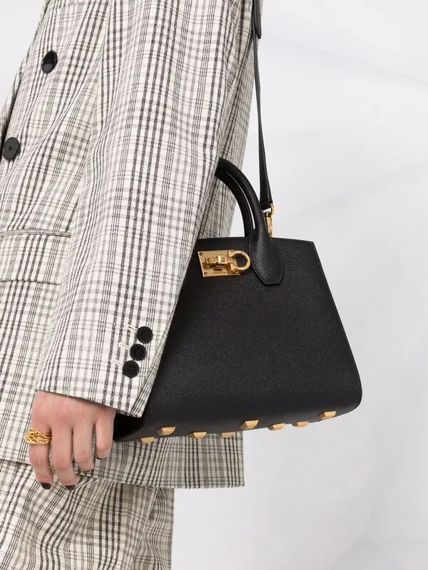 FERRAGAMO The Studio Tote Bag - Black