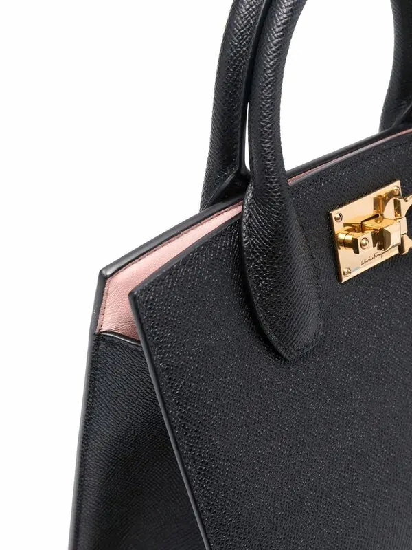 FERRAGAMO The Studio Tote Bag - Black