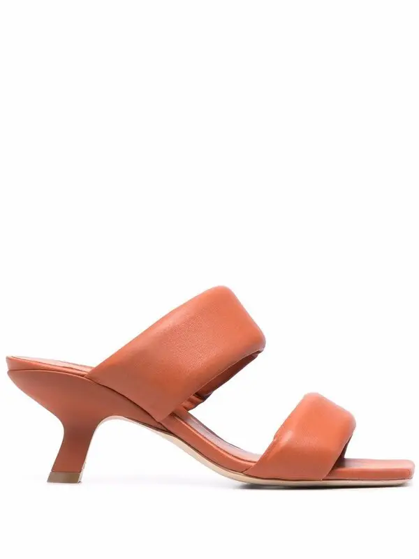 VIC MATIE Slip-on 70mm Sandals - Brown