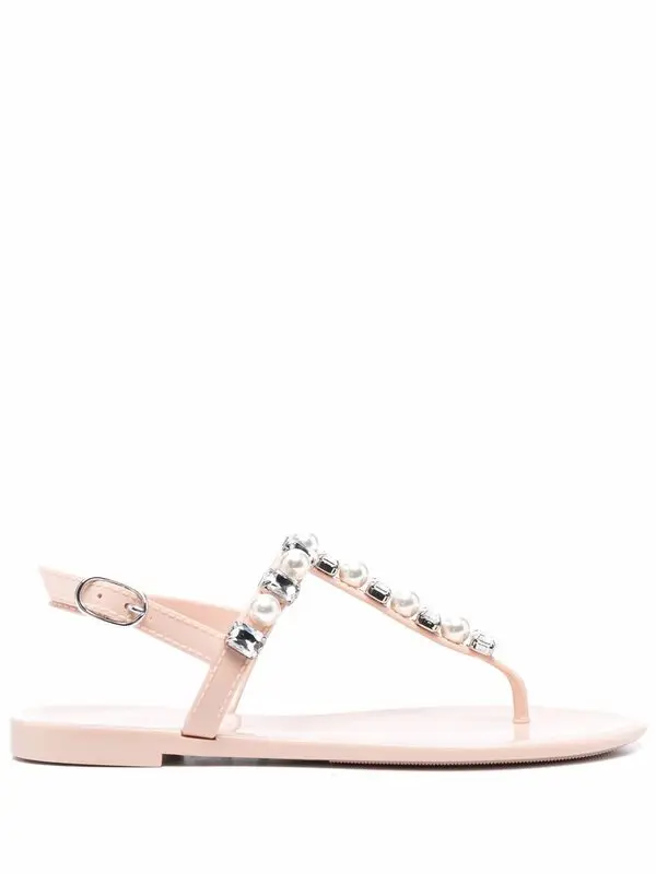 STUART WEITZMAN Goldie Crystal-embellished Sandals - Pink
