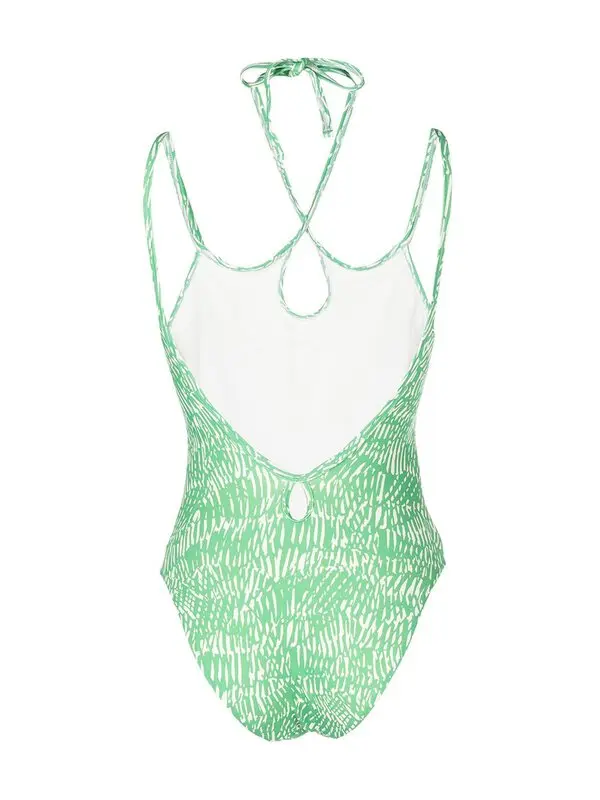 Simkhai Alayna Teardrop One-piece Swimsuit