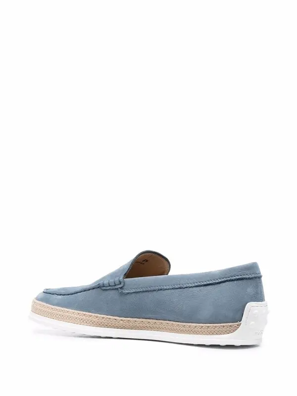 TOD'S Almond-toe Loafers - Blue