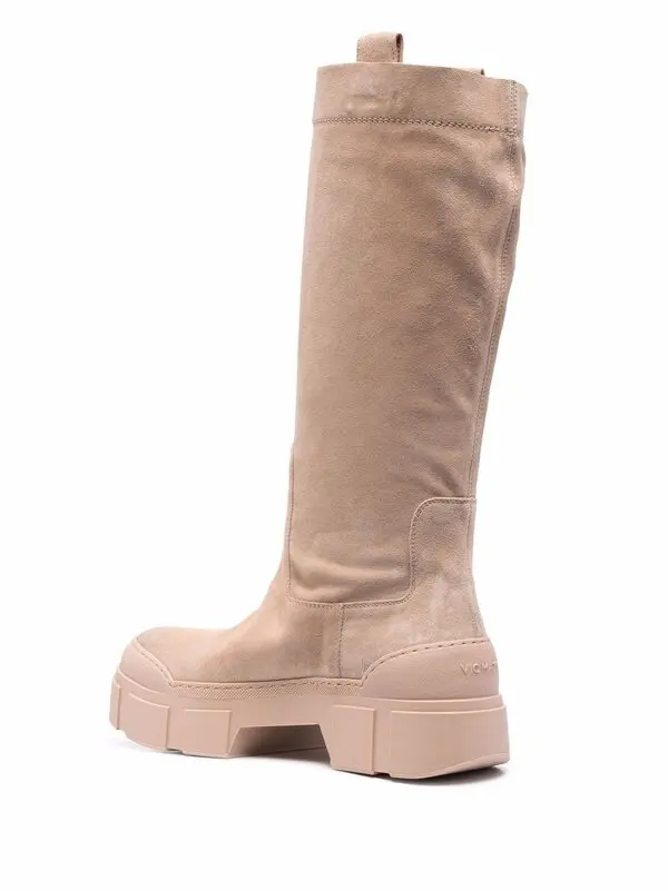 VIC MATIE Suede Slip-on Boots
