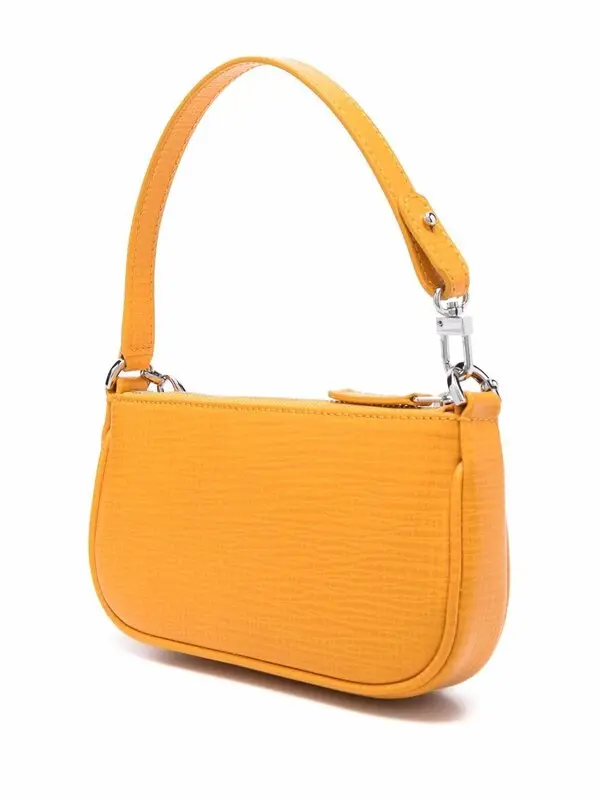 By Far Mini Rachel Lizard-skin Effect Shoulder Bag