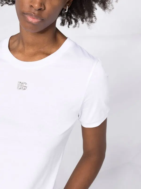 Dolce & Gabbana Logo-plaque T-shirt - White