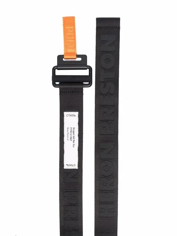 Heron Preston Tape Logo Patch-detail Belt