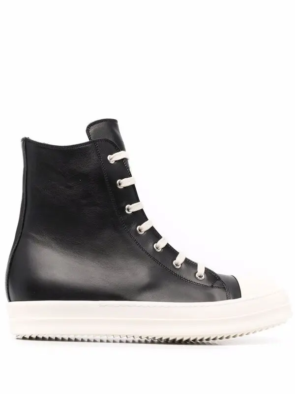 Rick Owens Fogachine High-top Sneakers - Black