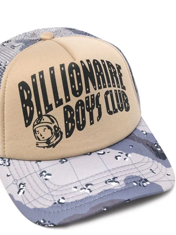 BILLIONAIRE BOYS CLUB Camouflage Logo-print Trucker Hat