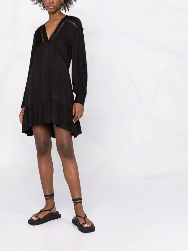IRO PARIS Lace-panel Shift Dress
