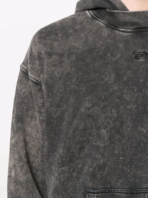 DIESEL® Acid-wash Pullover Hoodie