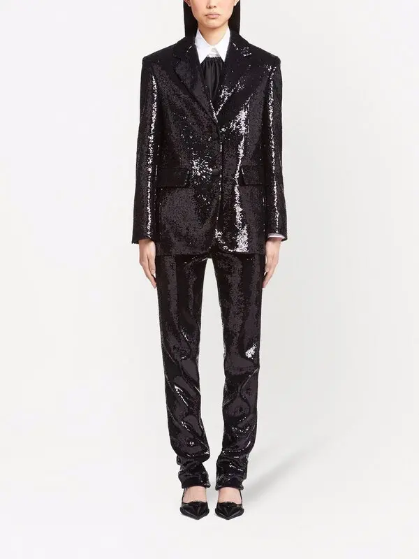 Prada Sequin-embellished Blazer