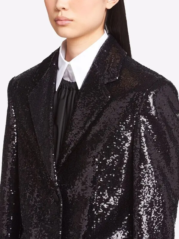 Prada Sequin-embellished Blazer